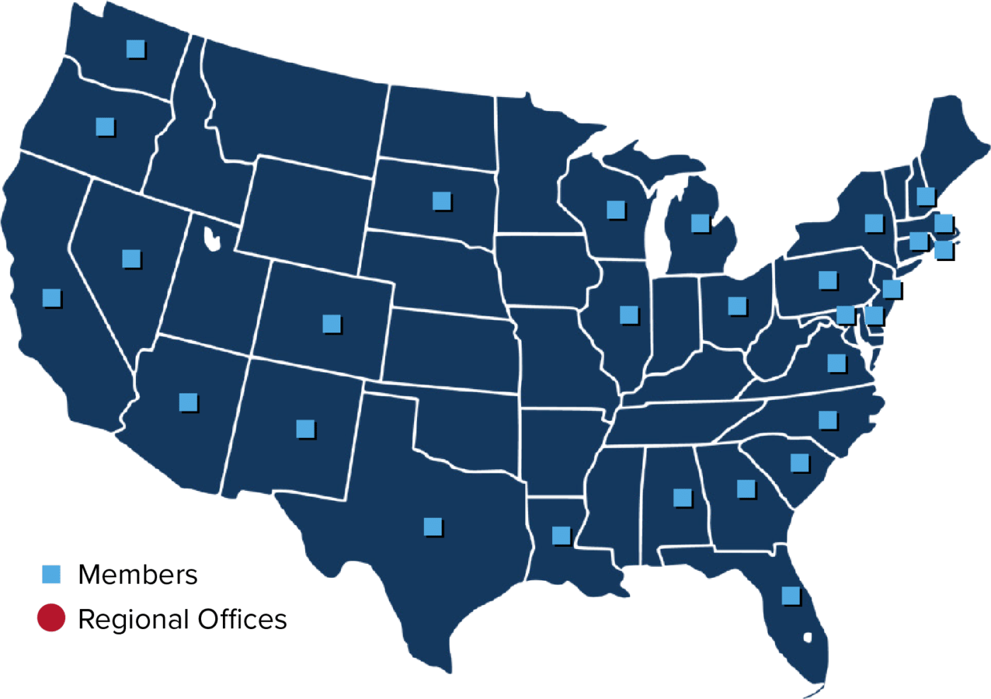 Regions Map Key | Business Executives for National Security